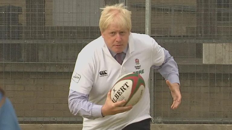 Boris Johnson embraces rugby | Video | Watch TV Show | Sky Sports