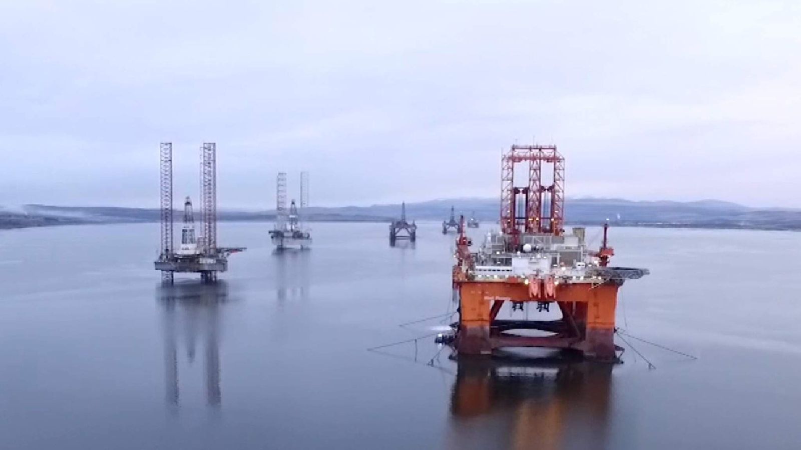 Oil Plunge Means Tough Times For North Sea | Money News | Sky News