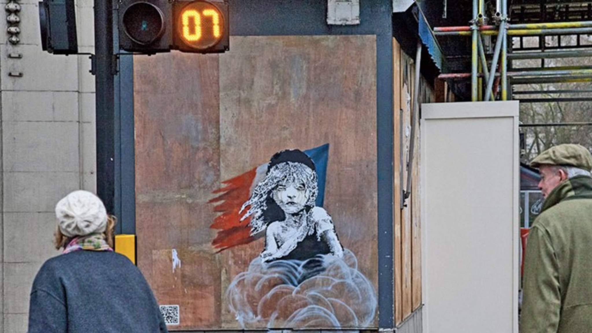 New Banksy Mural Targets Calais Jungle Camp | Ents & Arts News | Sky News