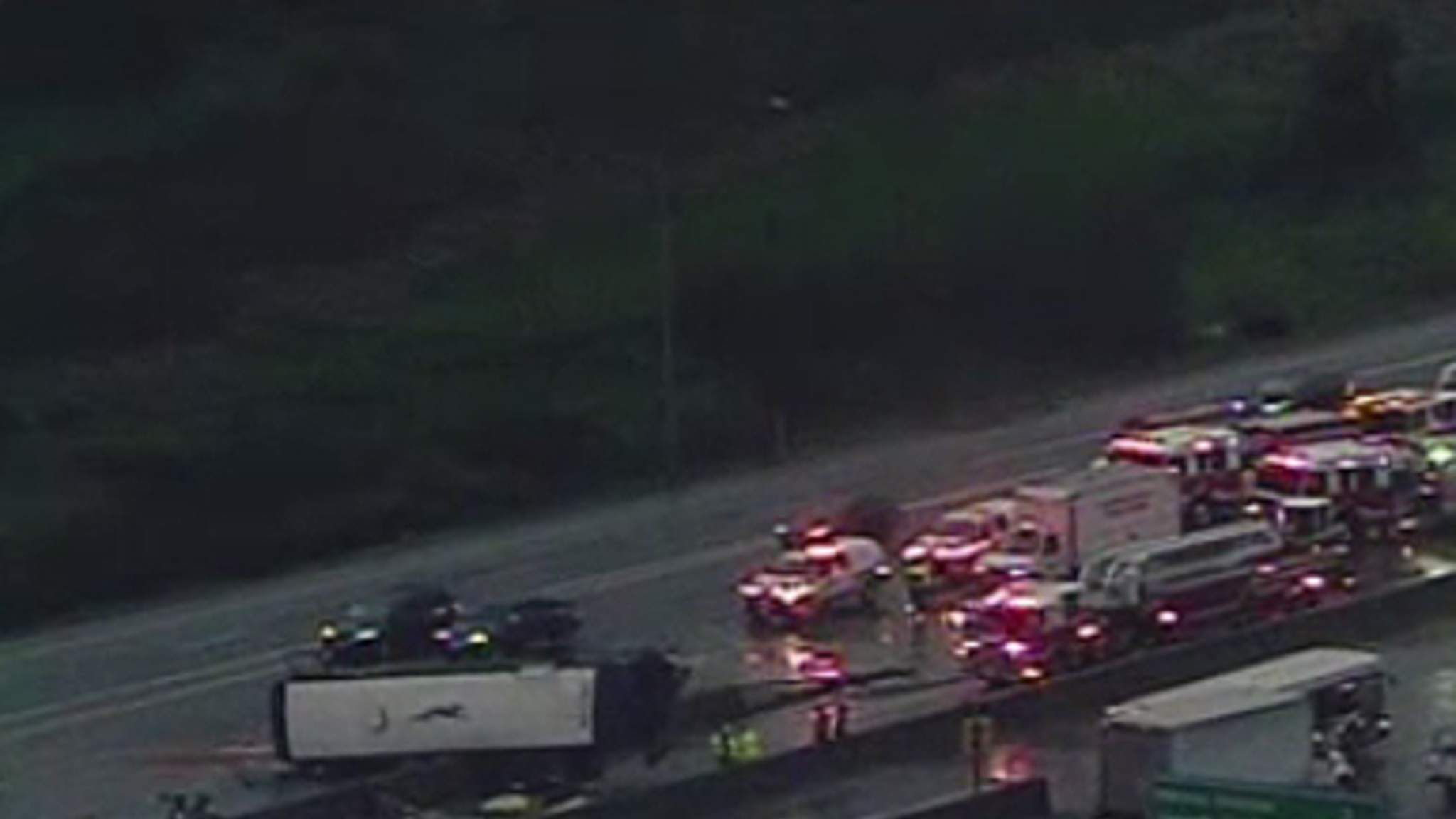 Two Killed And 18 Hurt In Greyhound Bus Crash | US News | Sky News