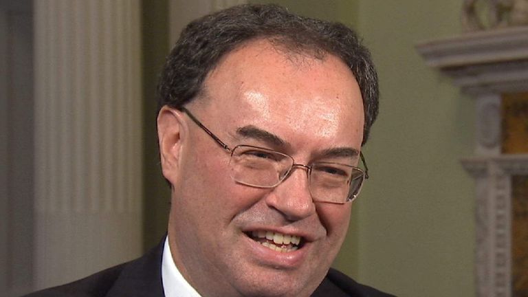 Andrew Bailey To Lead City Regulator FCA | Money News | Sky News