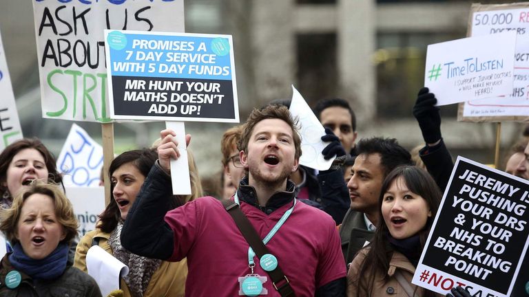 Junior Doctors' February Strike To Go Ahead | UK News | Sky News Junior Doctors' February Strike To Go Ahead | UK News | Sky News