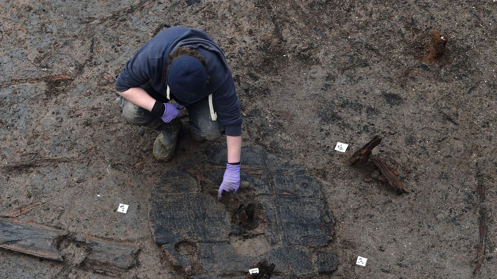 Britain's Oldest Wheel Found In Quarry Dig | UK News | Sky News