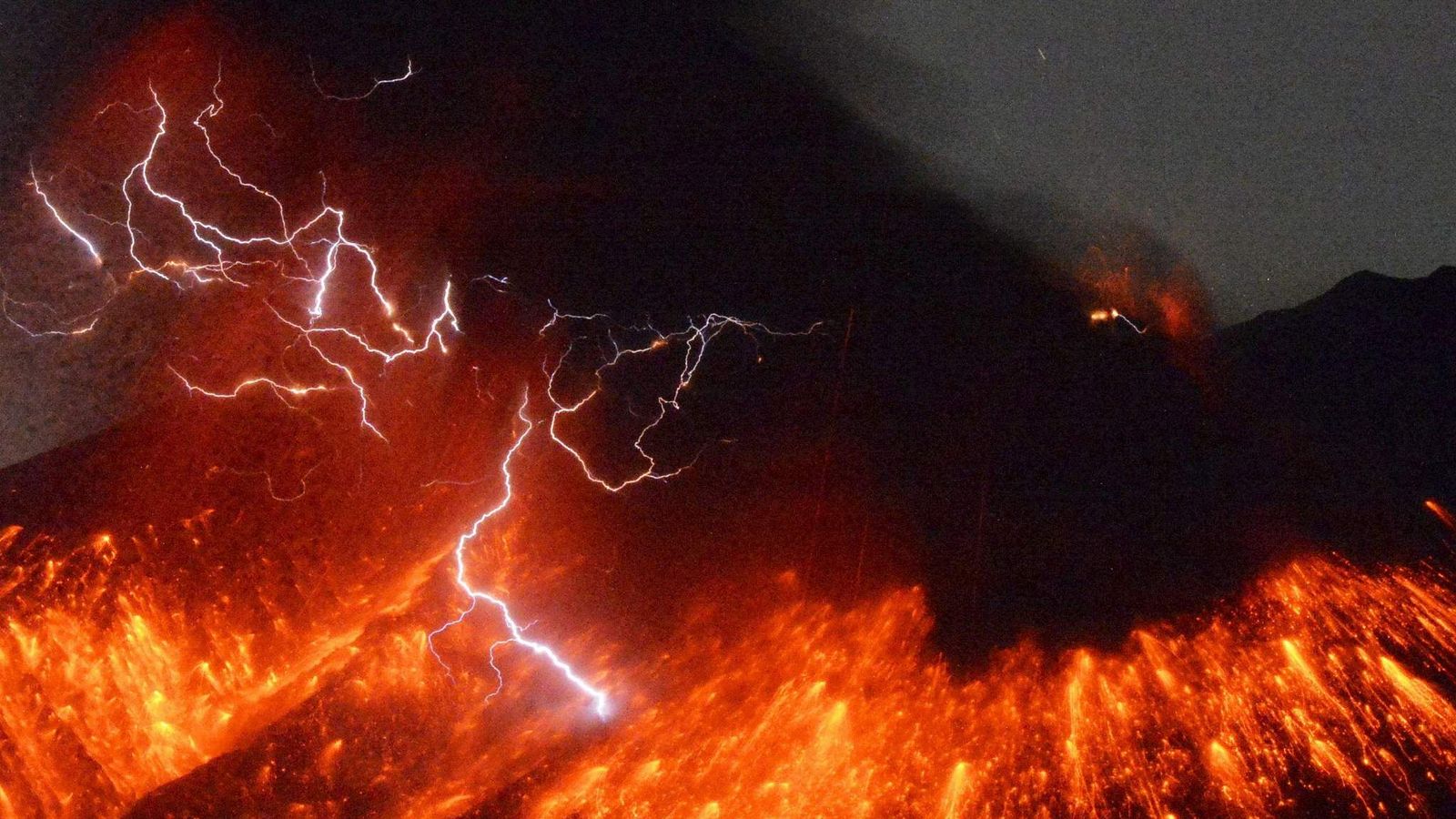 Sakurajima Volcano Erupts Near Nuclear Plant | World News | Sky News