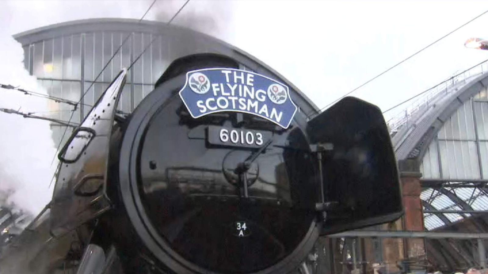 Flying Scotsman Back On Track After £4.2m Refit | UK News | Sky News