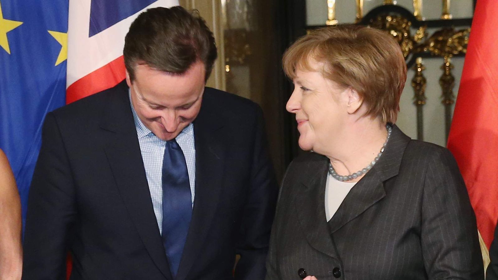 Germany's Merkel Backs Cameron's EU Reforms | Politics News | Sky News