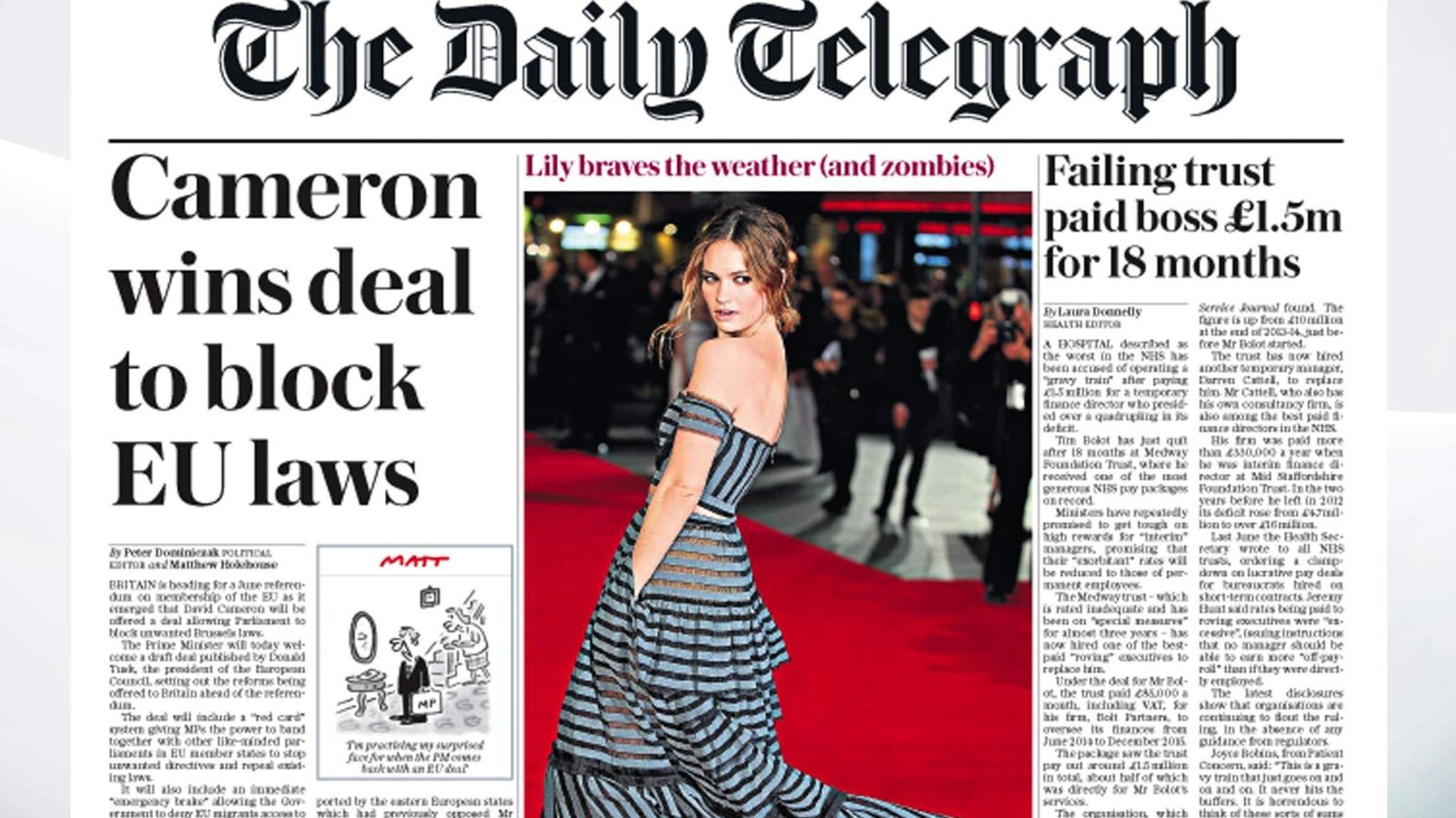 Tuesday's National Newspaper Front Pages | UK News | Sky News