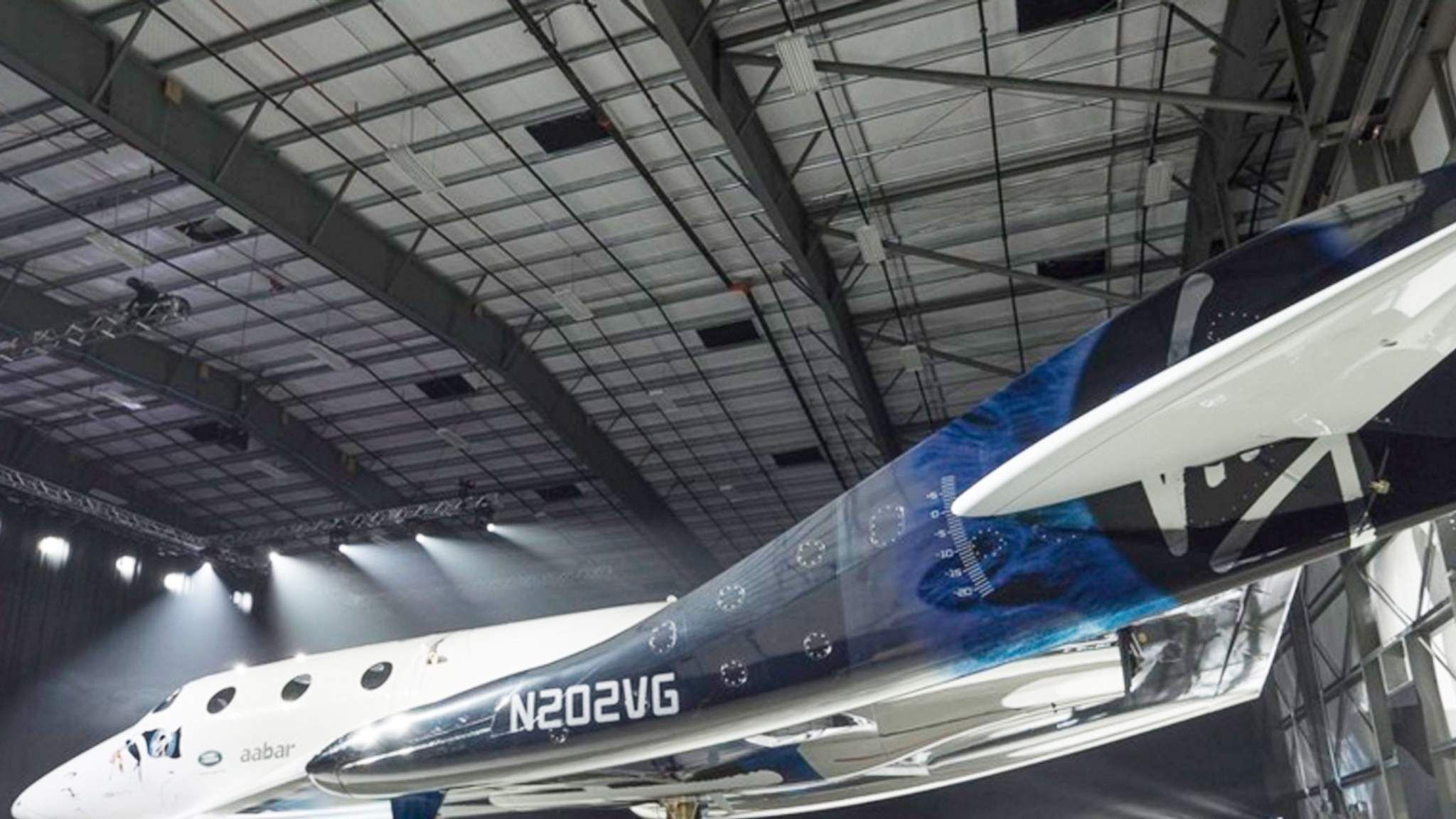 Hawking Helps Unveil Virgin Galactic Space Plane | UK News | Sky News