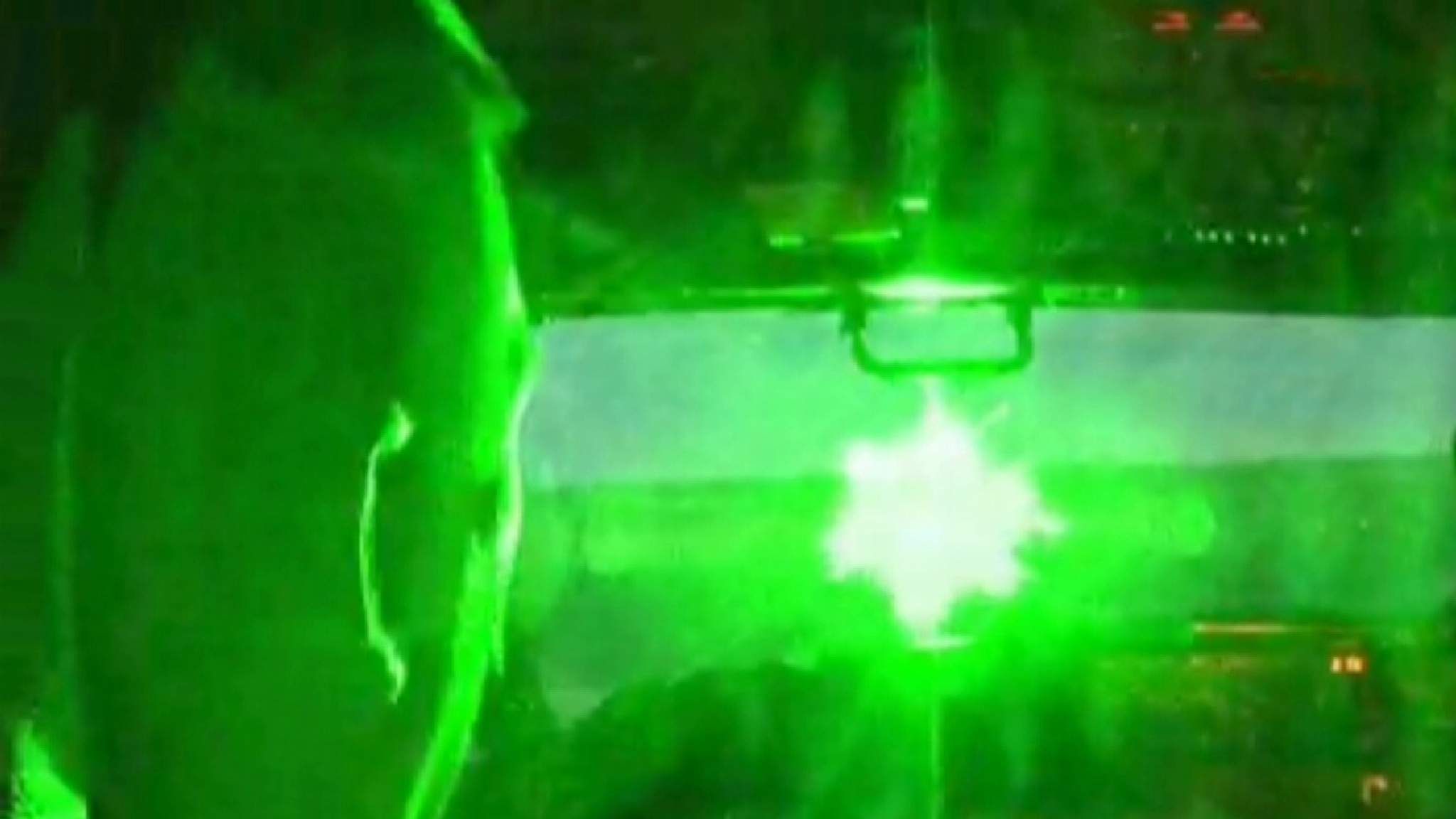 Cops Dealing With Thousands Of Laser Incidents | UK News | Sky News