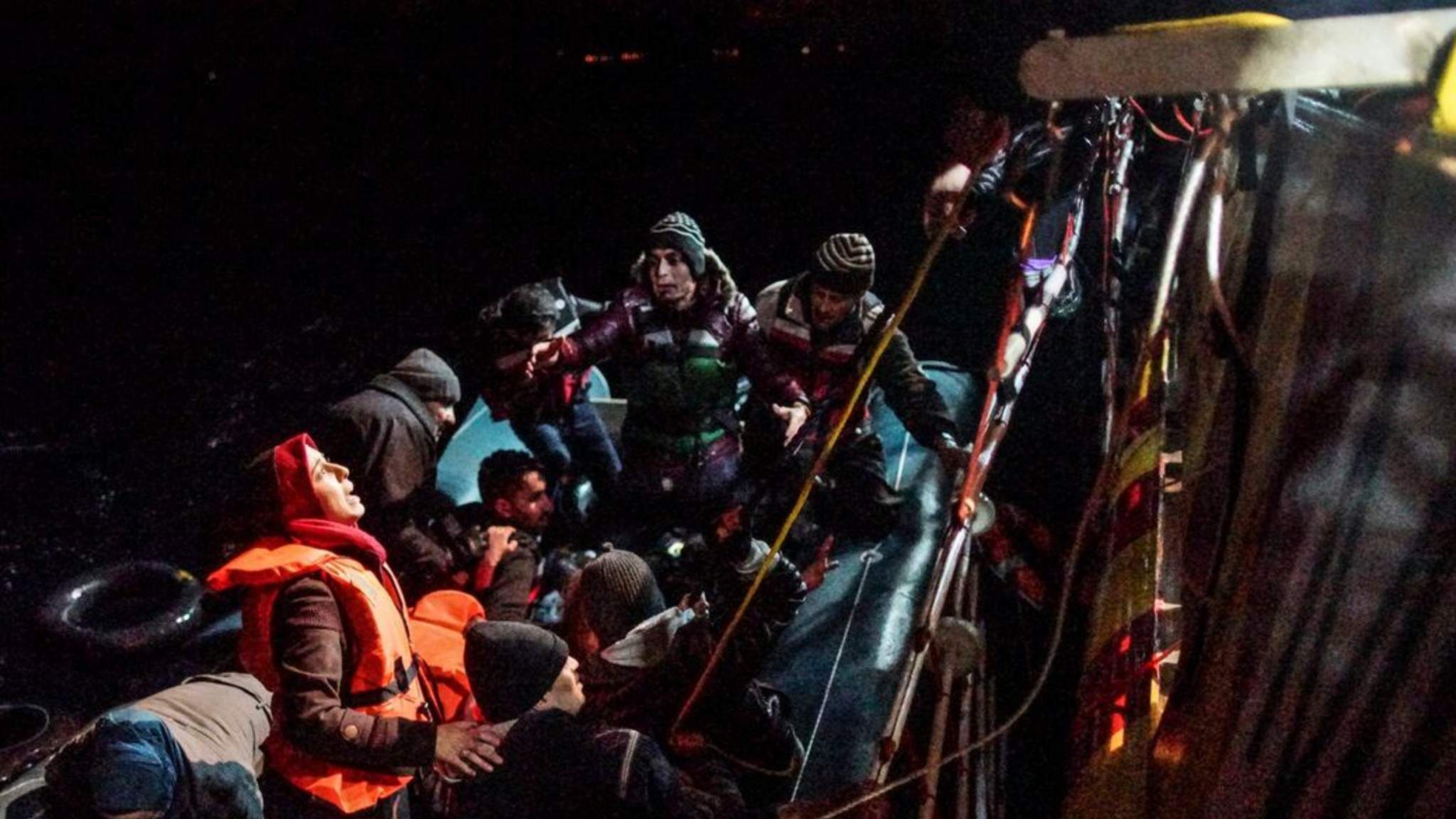 Refugee Family Reunited After Months Apart | World News | Sky News