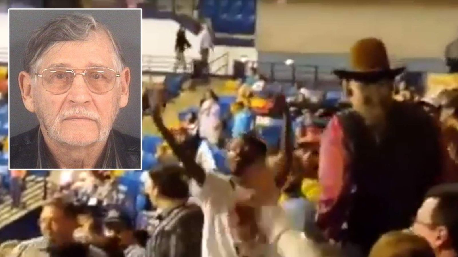 Man Filmed Punching Trump Rally Protester Us News Sky News
