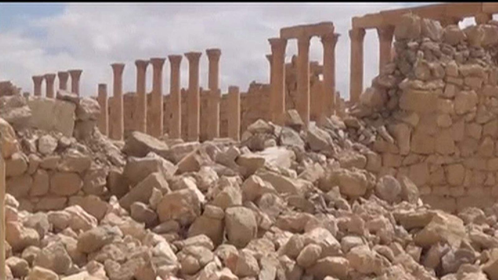 New Footage Of Palmyra Shows IS Destruction | World News | Sky News