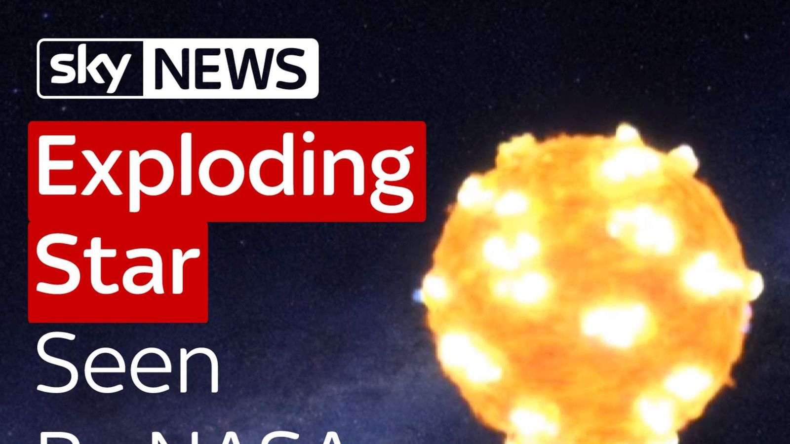 NASA's 'Planet Hunter' Sees Supernova Explosion | Scoop News | Sky News