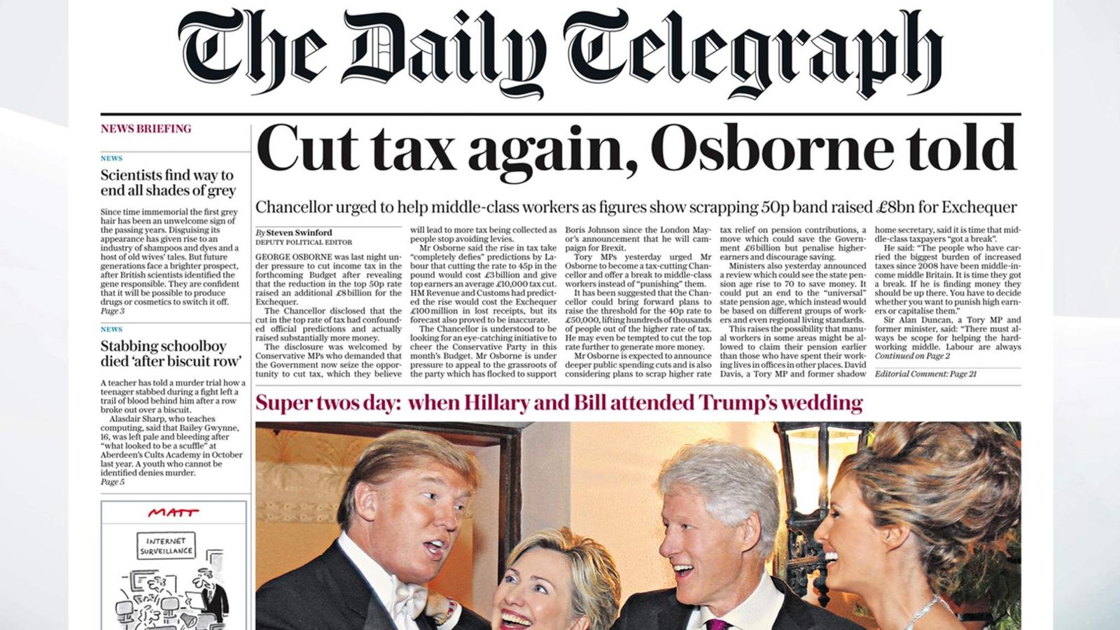 Wednesday's National Newspaper Front Pages | UK News | Sky News