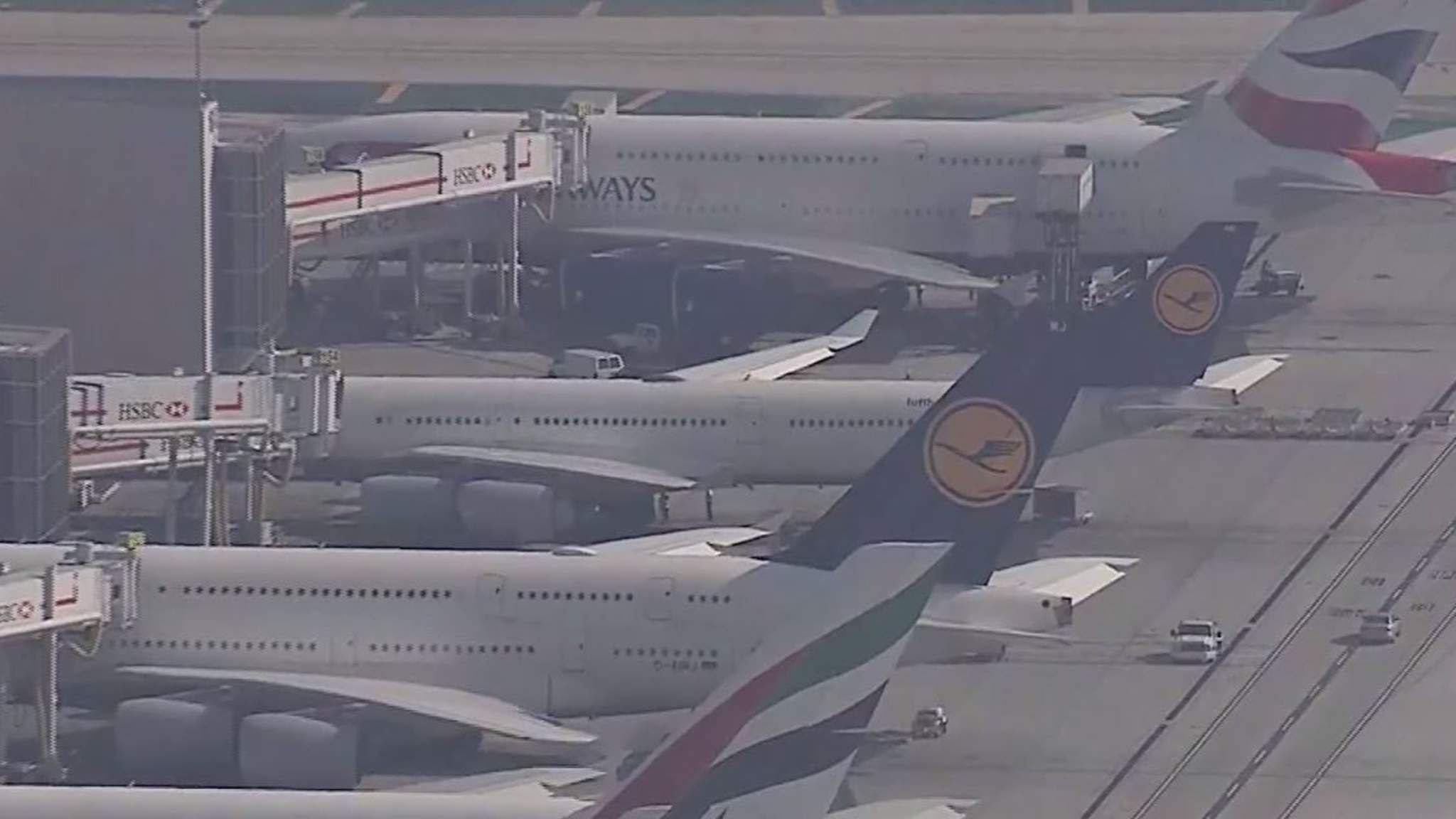 Drone Just 200ft From Plane Over Los Angeles | US News | Sky News