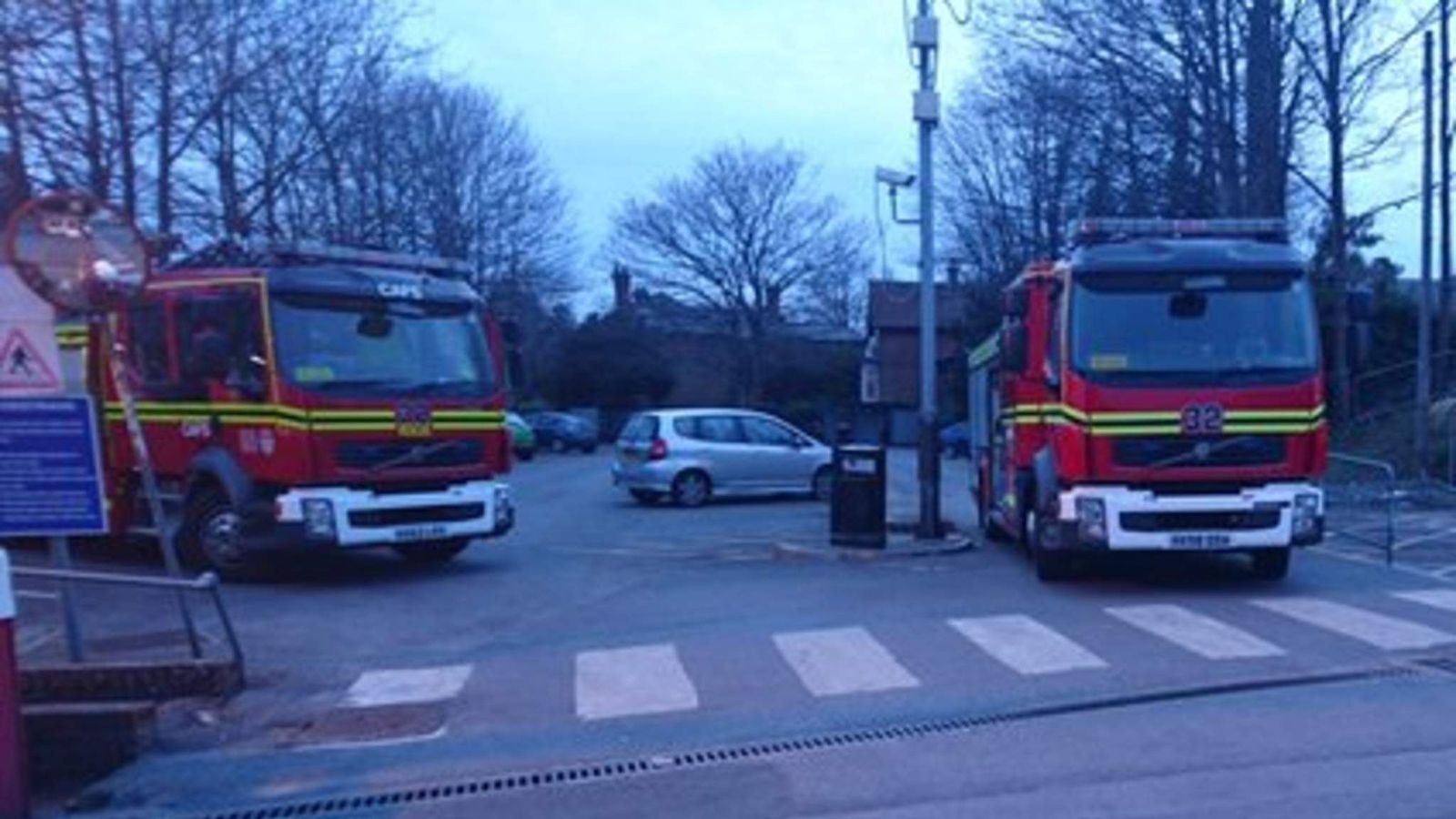 'Large Fire' Reported At Winchester Prison | UK News | Sky News