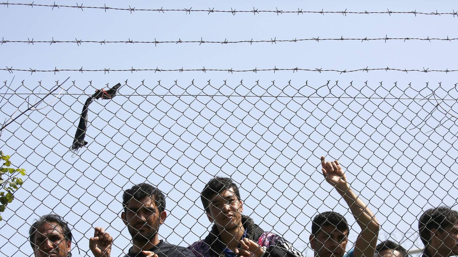 Pakistani Migrants In Lesbos Camp Protest | World News | Sky News