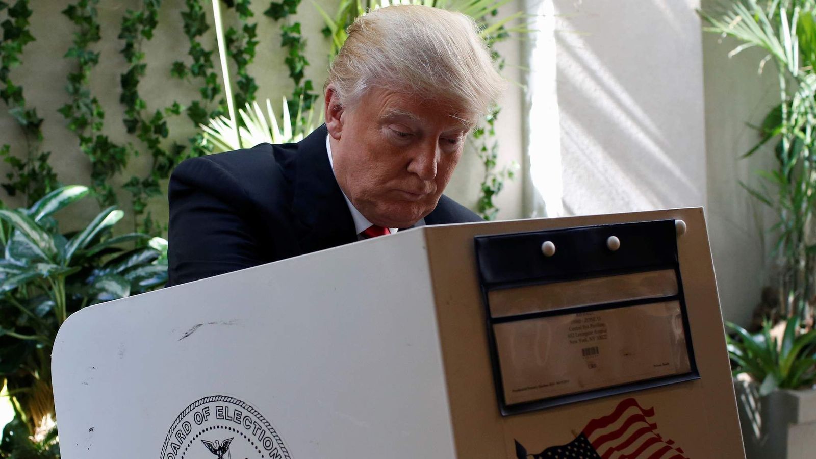 Republican Front Runner Donald Trump Votes In New York Primary | Scoop ...