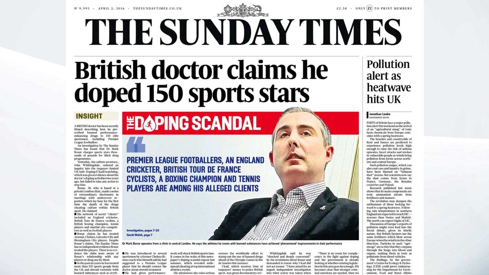 Sunday's National Newspaper Front Pages | UK News | Sky News