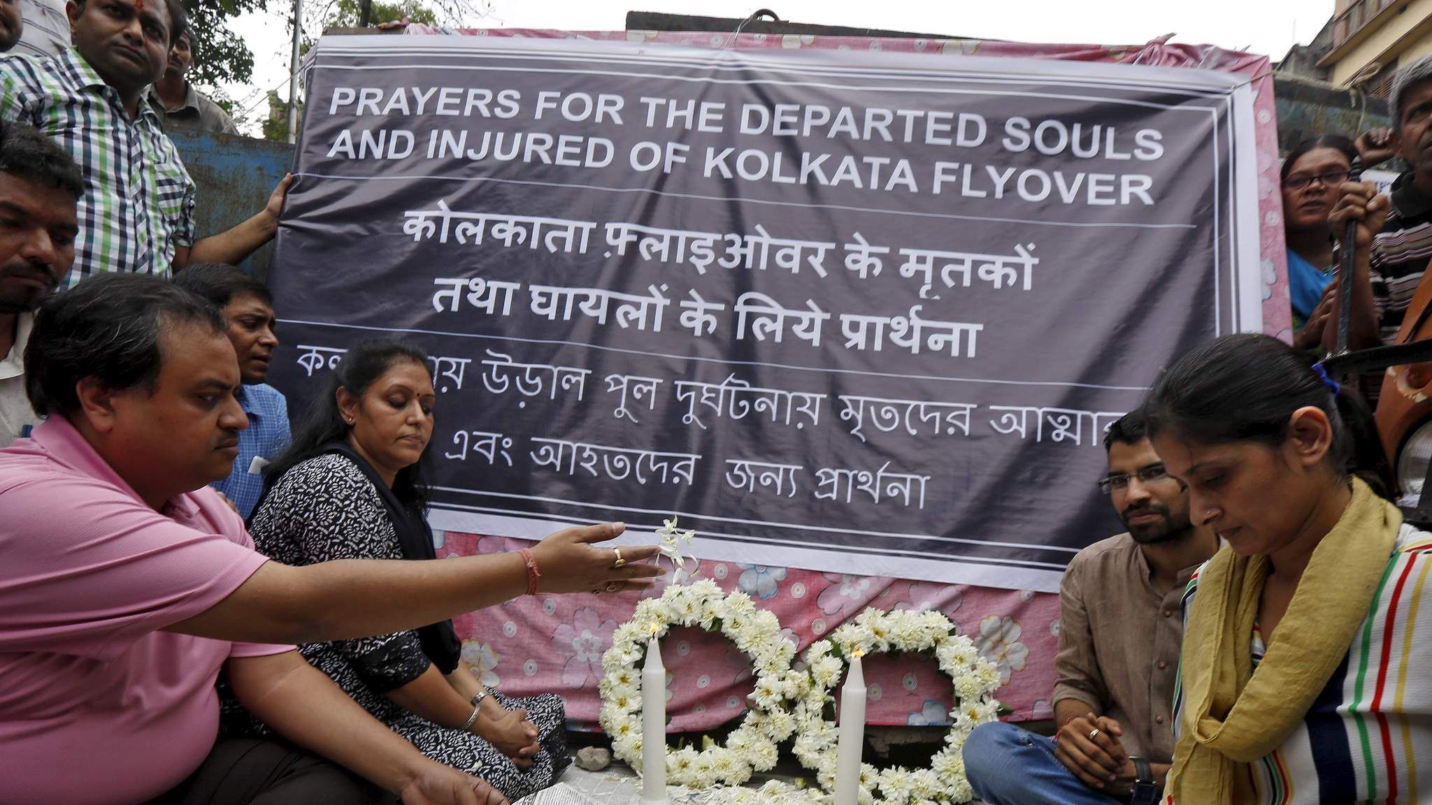Five Held Over Deadly India Flyover Collapse | World News | Sky News