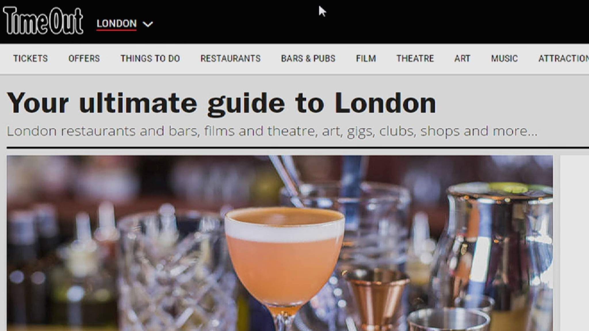 Time Out Plots Another Kind Of London Listing | Money News | Sky News