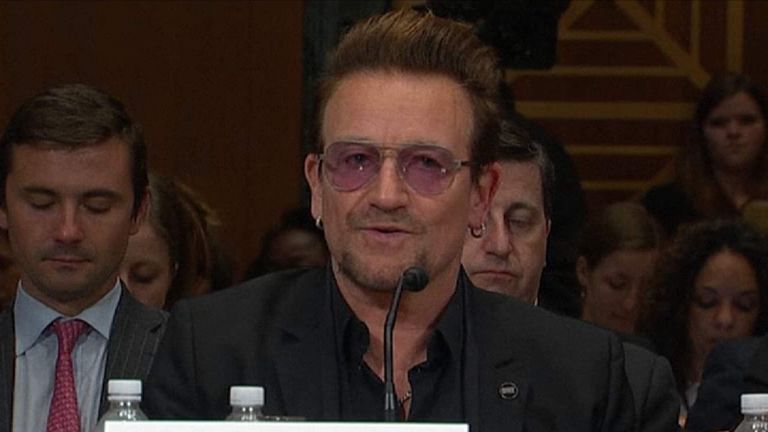 Bono Suggests Using Comedy To Fight Extremism | Ents & Arts News | Sky News