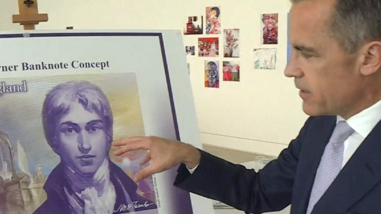 Turner Chosen As Face Of New £20 Banknote | Money News | Sky News