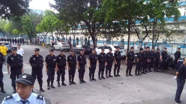 Factory Protest A Symbol Of China's Woes | World News | Sky News