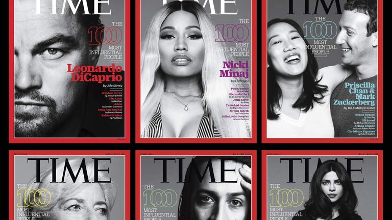 TIME's 100 Most Influential People Of 2016 | US News | Sky News