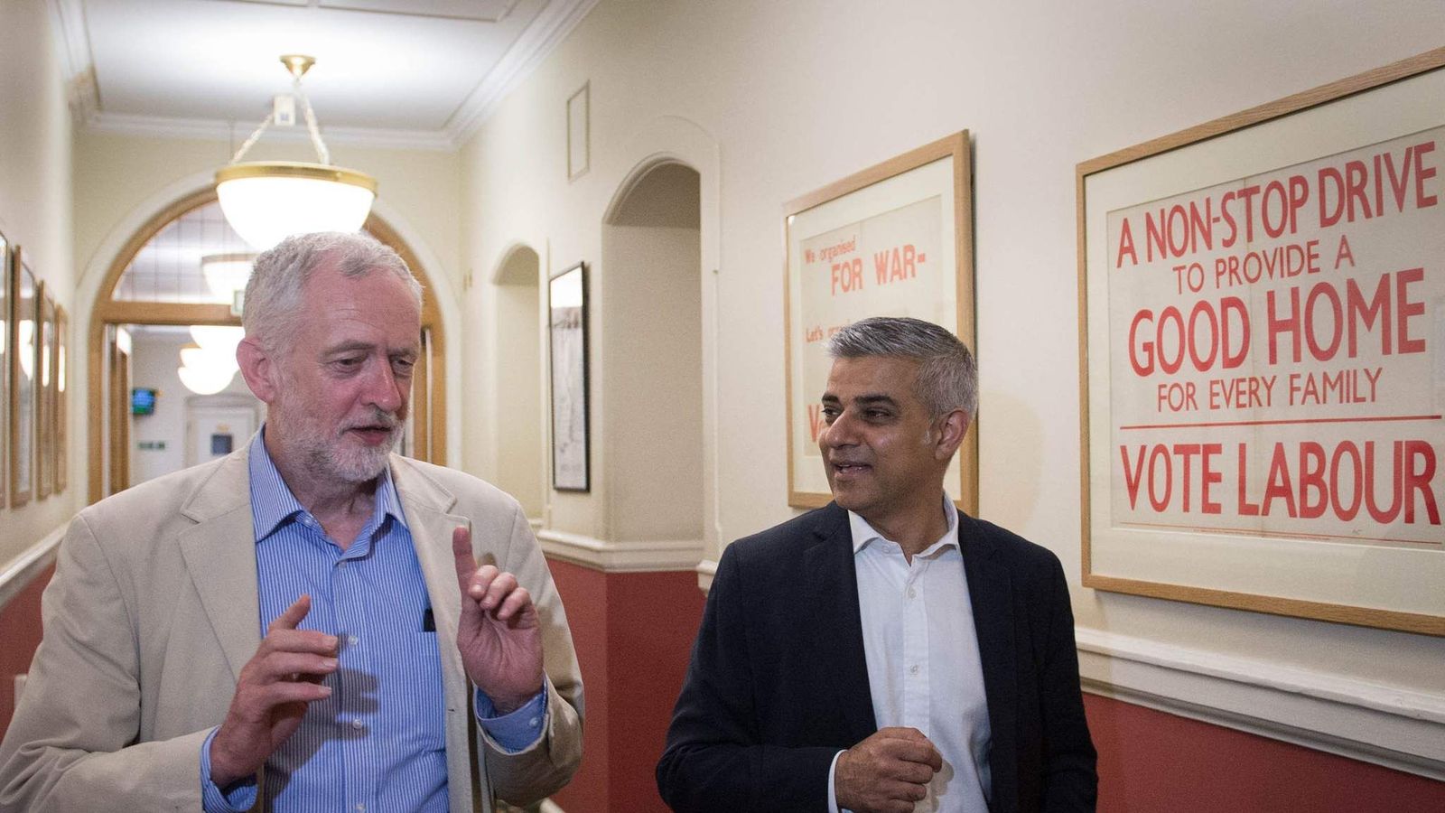 Corbyn Meets 'Comrade And Colleague' Khan | Politics News | Sky News