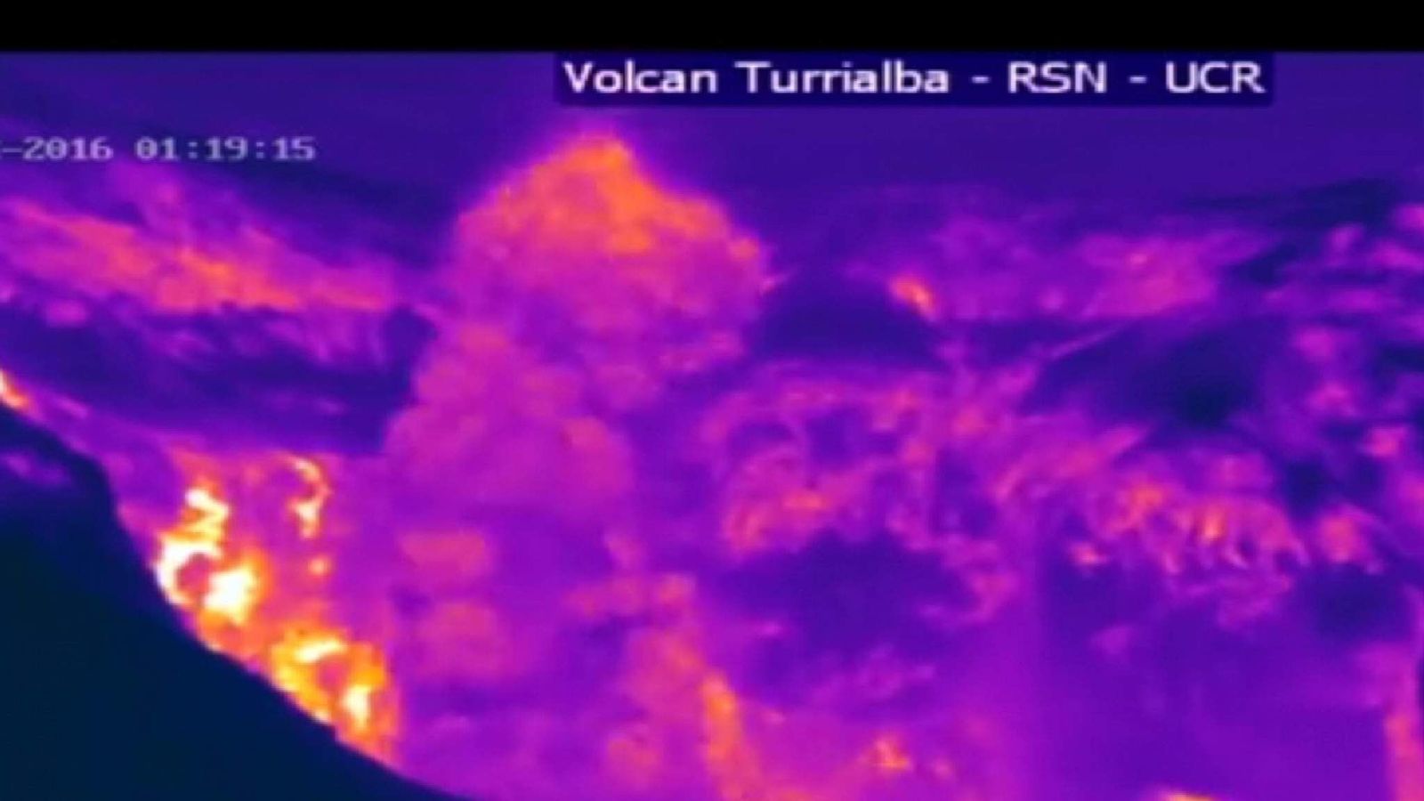 Footage, Including Infrared, Of Costa Rica Volcano Eruption | Scoop ...