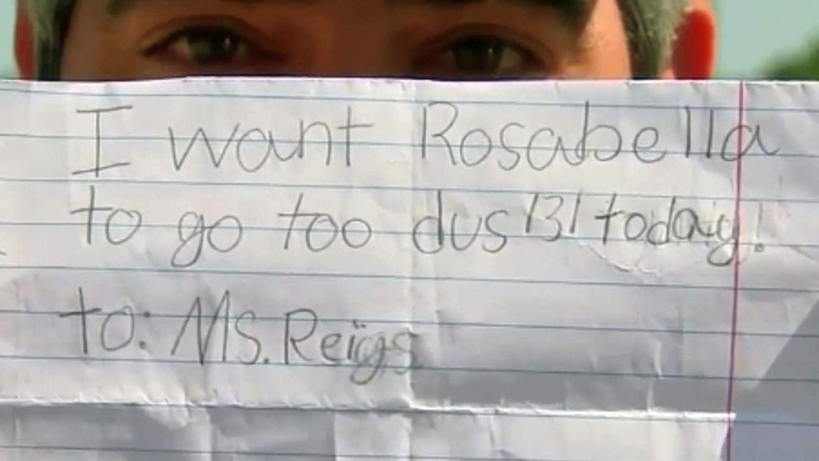 Girl, 7, Gets Out Of School With Fake Note | US News | Sky News