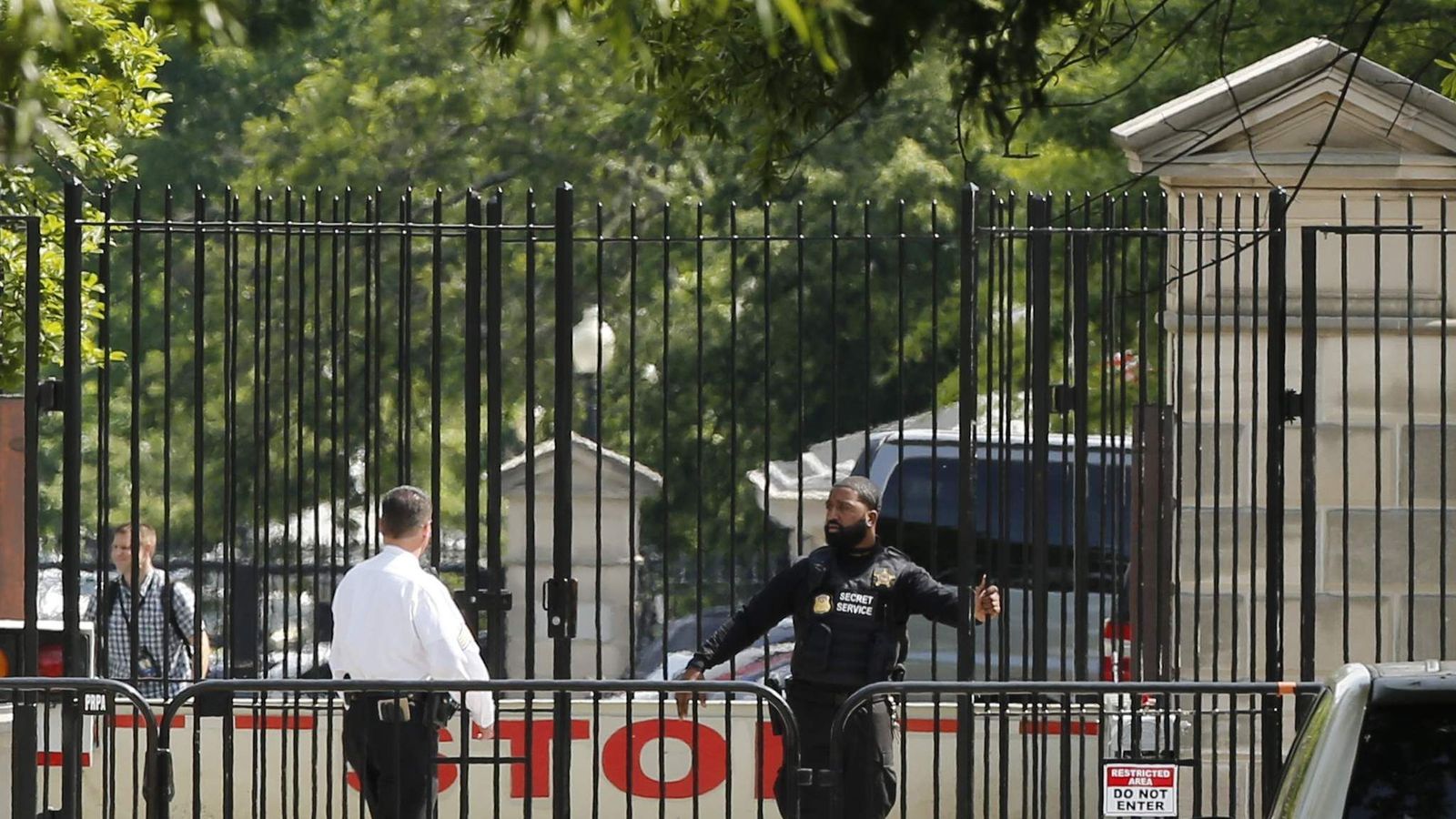 White House Locked Down After Nearby Shooting | US News | Sky News