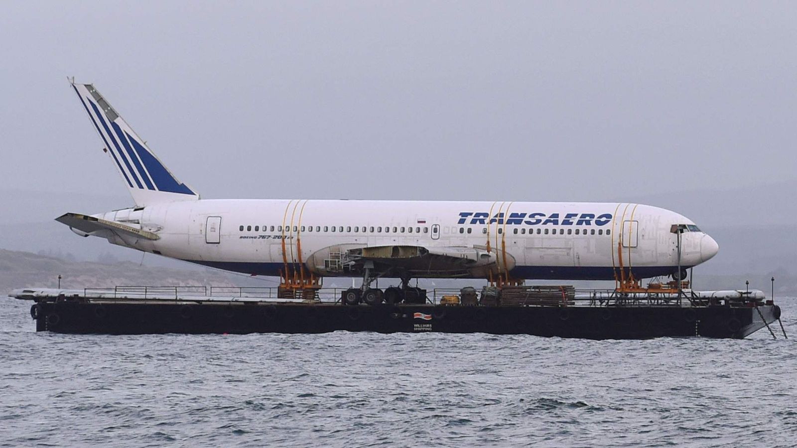 Aircraft's Perilous Journey On The High Seas | World News | Sky News