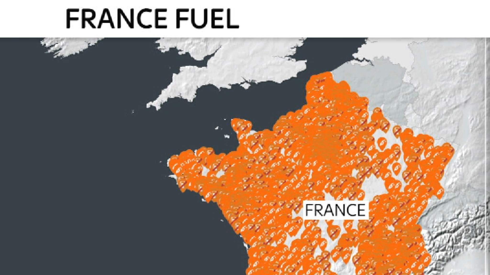 Why France Is Running Out Of Petrol And Diesel | World News | Sky News
