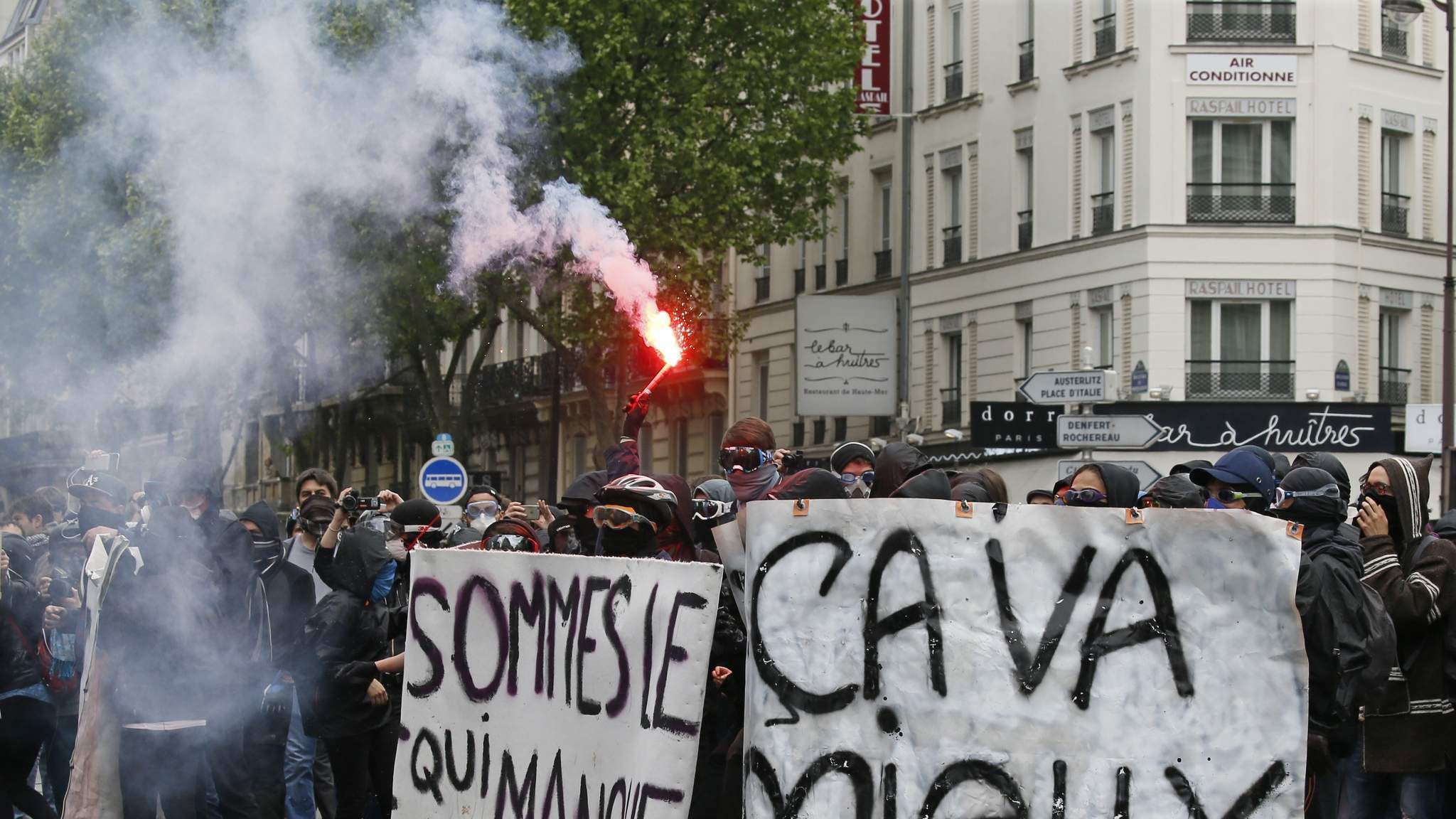 French Fury As Hollande Warns: 'I Won't Give In' | World News | Sky News