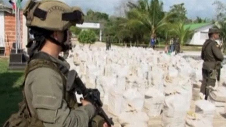 Colombia In Biggest Drugs Bust In Its History | World News | Sky News