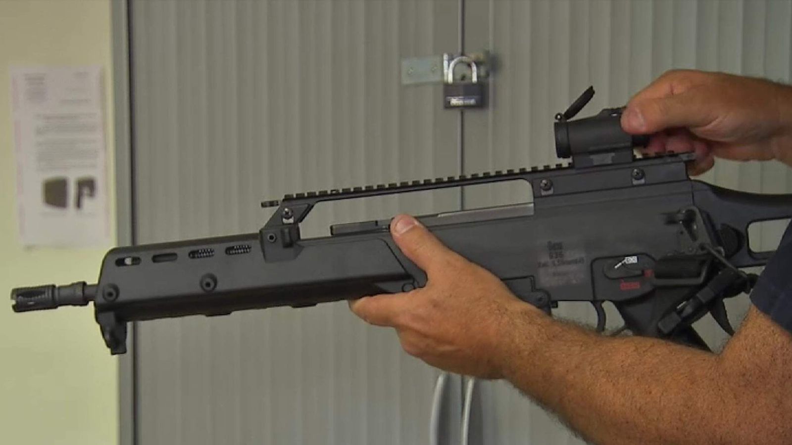 Euro 2016 Police Get Emergency Rifle Training | World News | Sky News