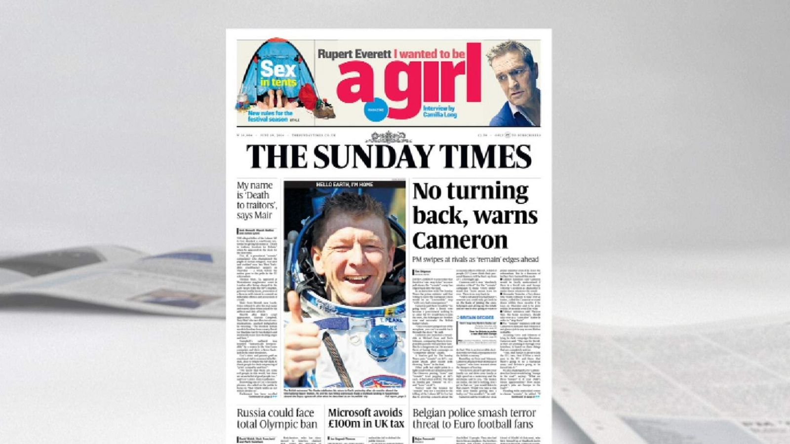 What's On The Front Of Sunday's Newspapers | Scoop News | Sky News