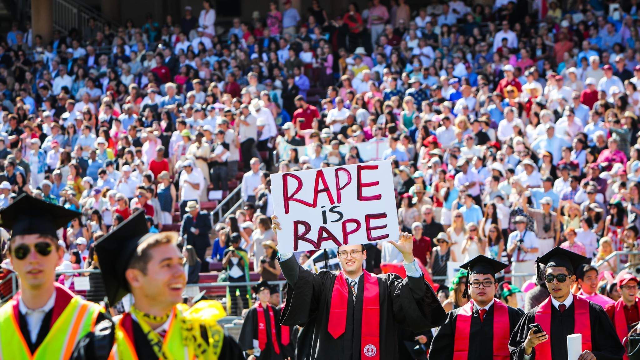 Stanford Rape Protest At Graduation Ceremony | US News | Sky News