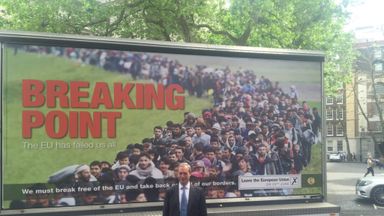 Farage Defends 'Vile And Racist' EU Poster | Politics News | Sky News