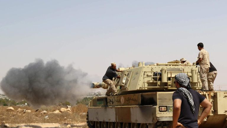 Libyan Forces Edge Closer To Victory In Sirte | Politics News | Sky News