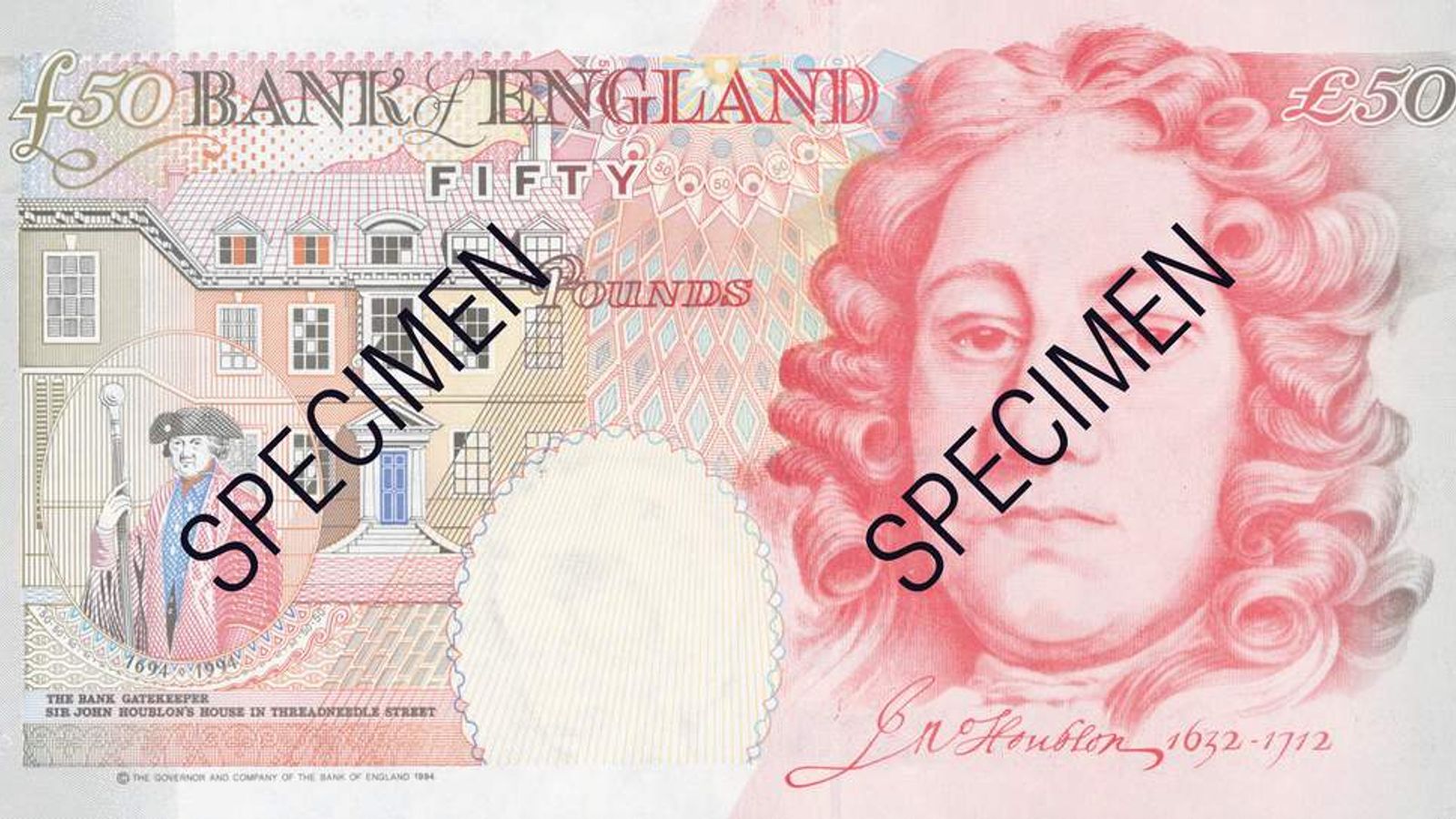 Bank Of England To Withdraw Houblon £50 Note | Money News | Sky News