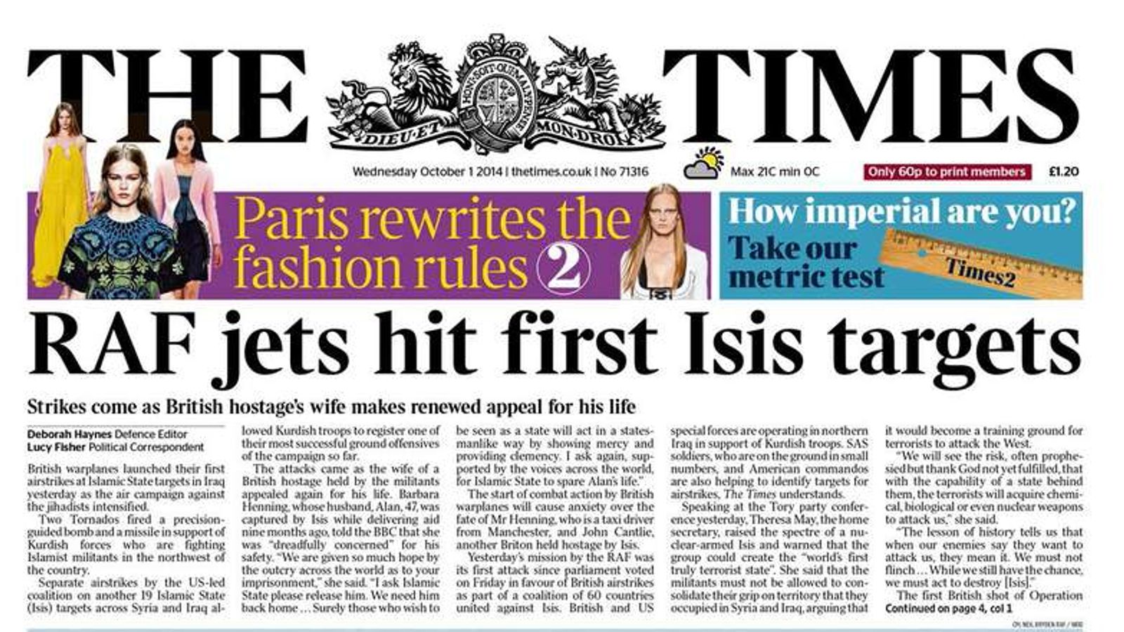 Wednesday's National Newspaper Front Pages | UK News | Sky News