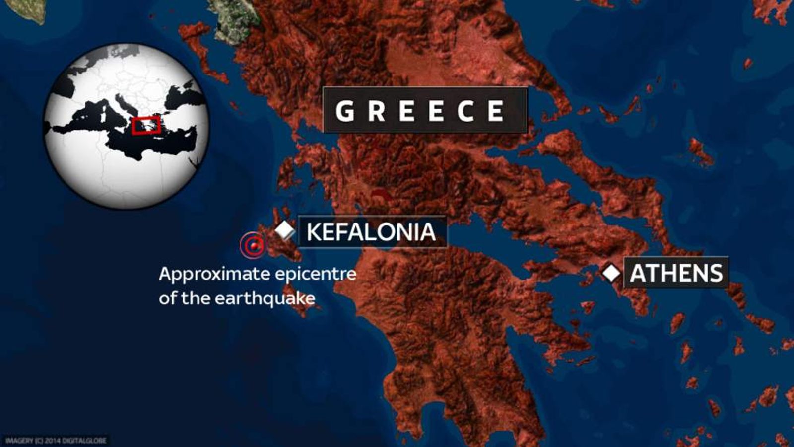 Kefalonia Hit By Second Earthquake In A Week | World News | Sky News