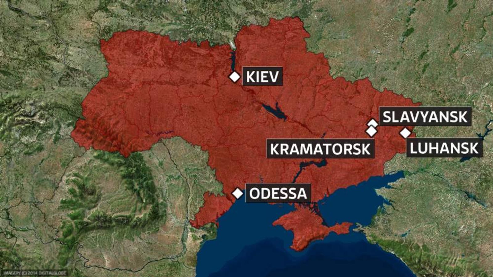 Seven Ukrainian Troops Killed In Kramatorsk | World News | Sky News