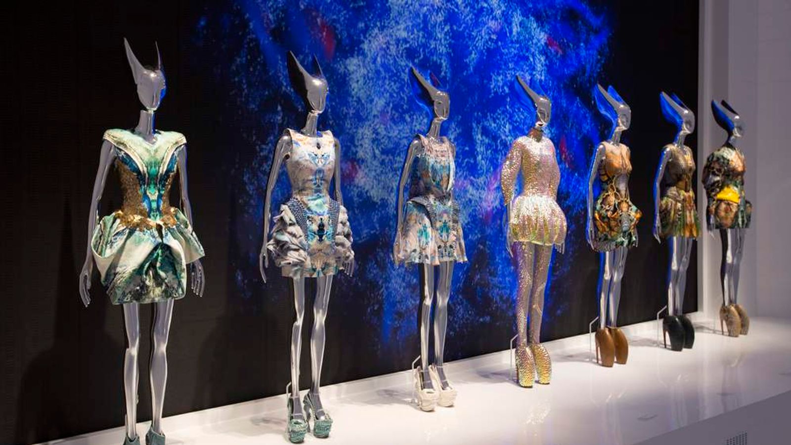 Largest Alexander McQueen Exhibition Unveiled | Ents & Arts News | Sky News