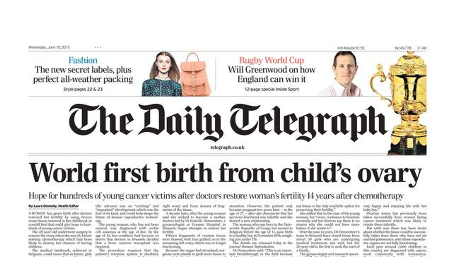 Wednesday's National Newspaper Front Pages | UK News | Sky News