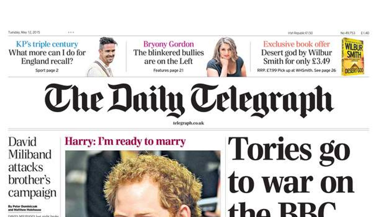 Tuesday's National Newspaper Front Pages | UK News | Sky News