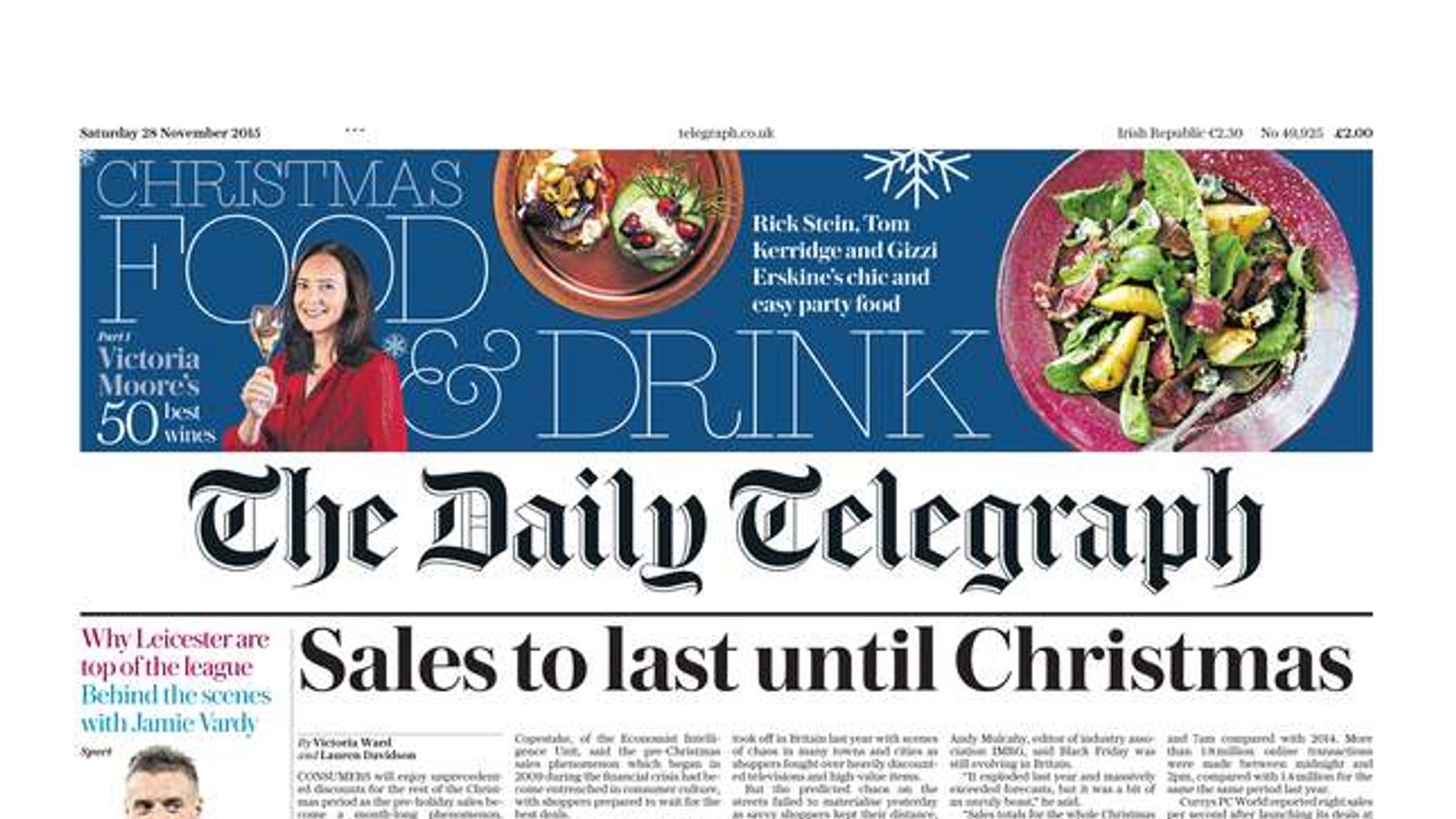 Saturday's National Newspaper Front Pages | UK News | Sky News